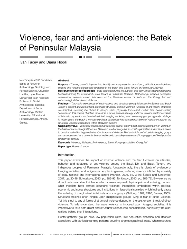 Riboli Tacey | PDF | Individualism | Violence