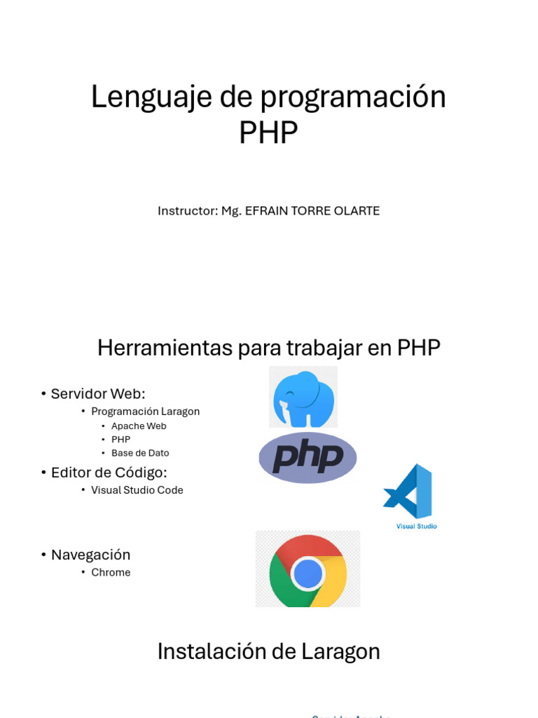 Lenguaje de Programación PHP | PDF | Negocios | Computadoras