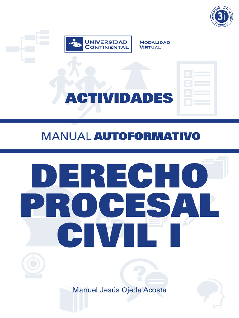 A0130 Derecho Procesal Civil I MAC01 | PDF | Ensayos | Ley procesal