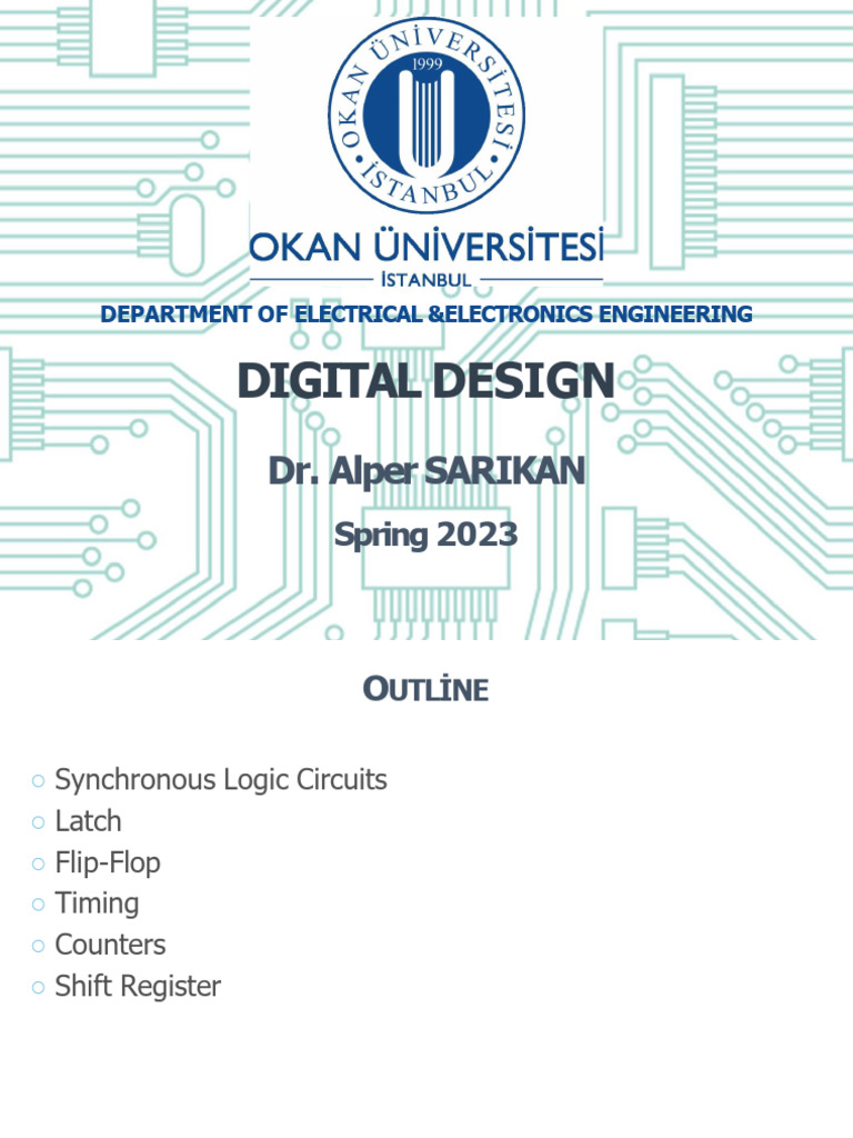 4.synchronous Logic Circuits | PDF | Logic Gate | Electronic Circuits