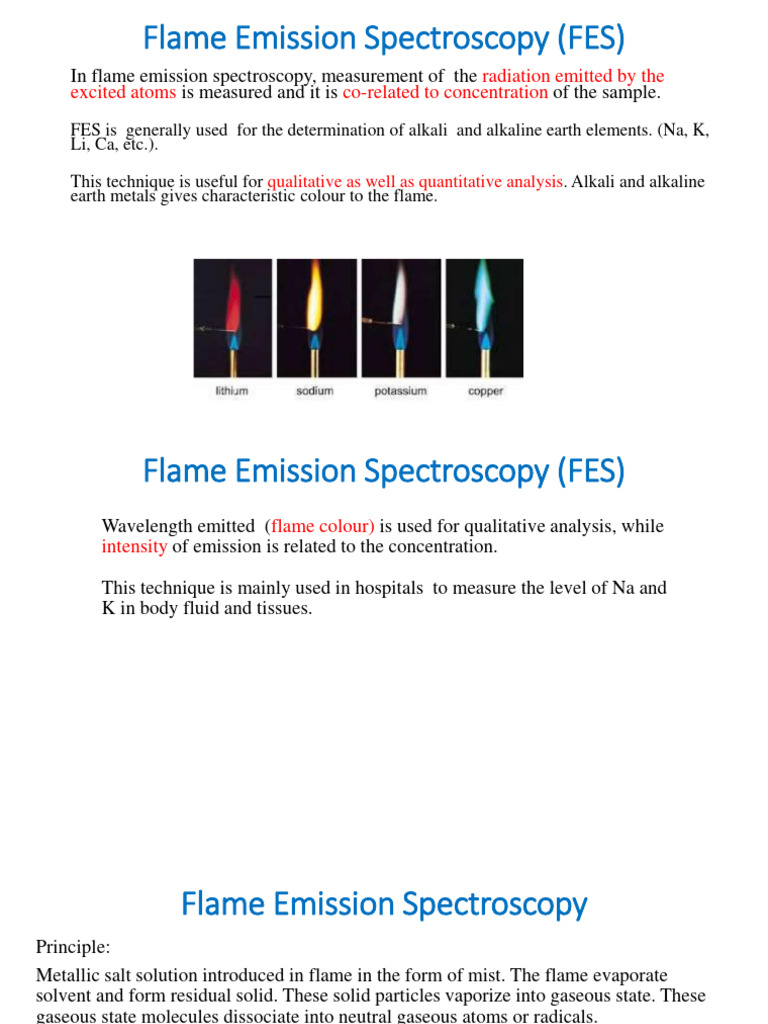 Flame Atomic Absorption Spectrophotometry 2 | PDF | Emission Spectrum | Spectroscopy