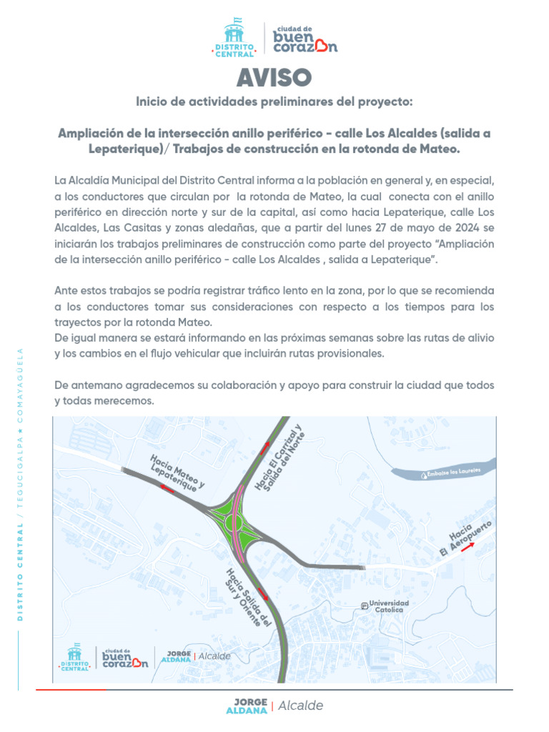 AVISO v2 | PDF | Infraestructura | Rutas