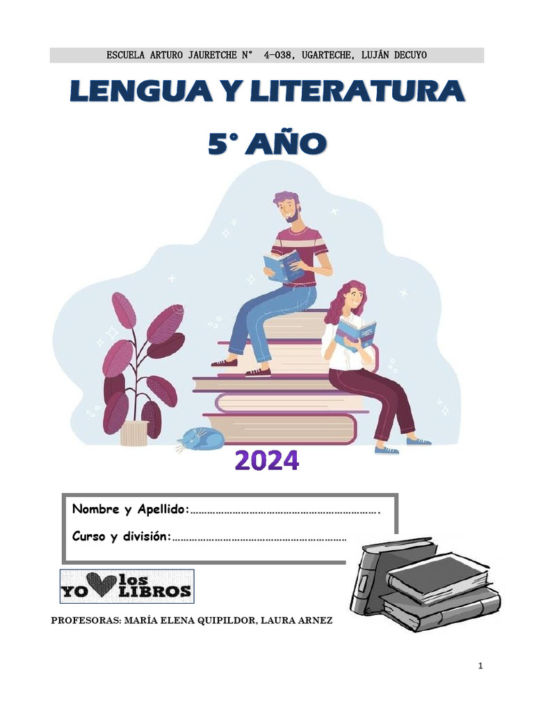 Cuadernillo 5° Lengua 2024 | PDF | Fantasía | Literatura de fantasía