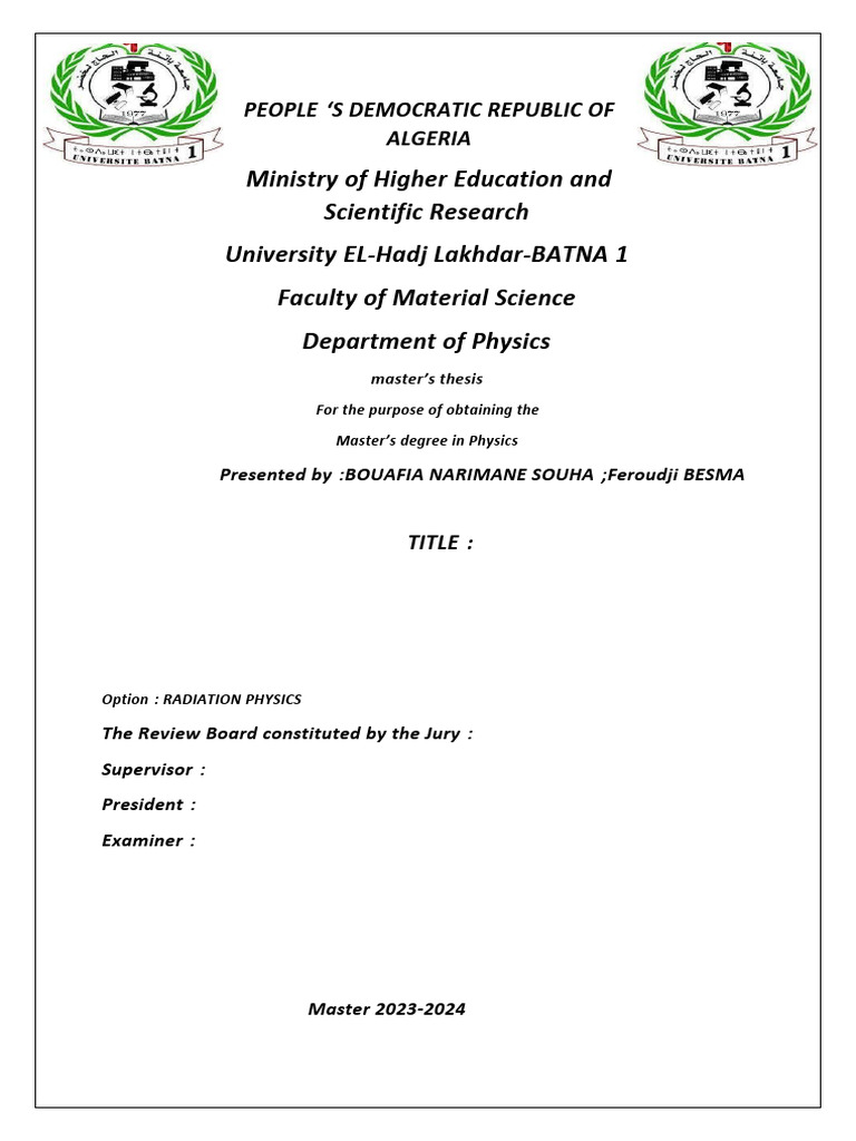 Mémoire 2 | PDF | Solar Cell | Semiconductors