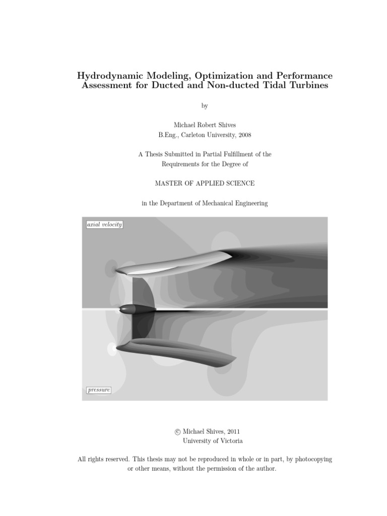 Tidal Turbine Performance Optimization | PDF | Wind Turbine | Turbine