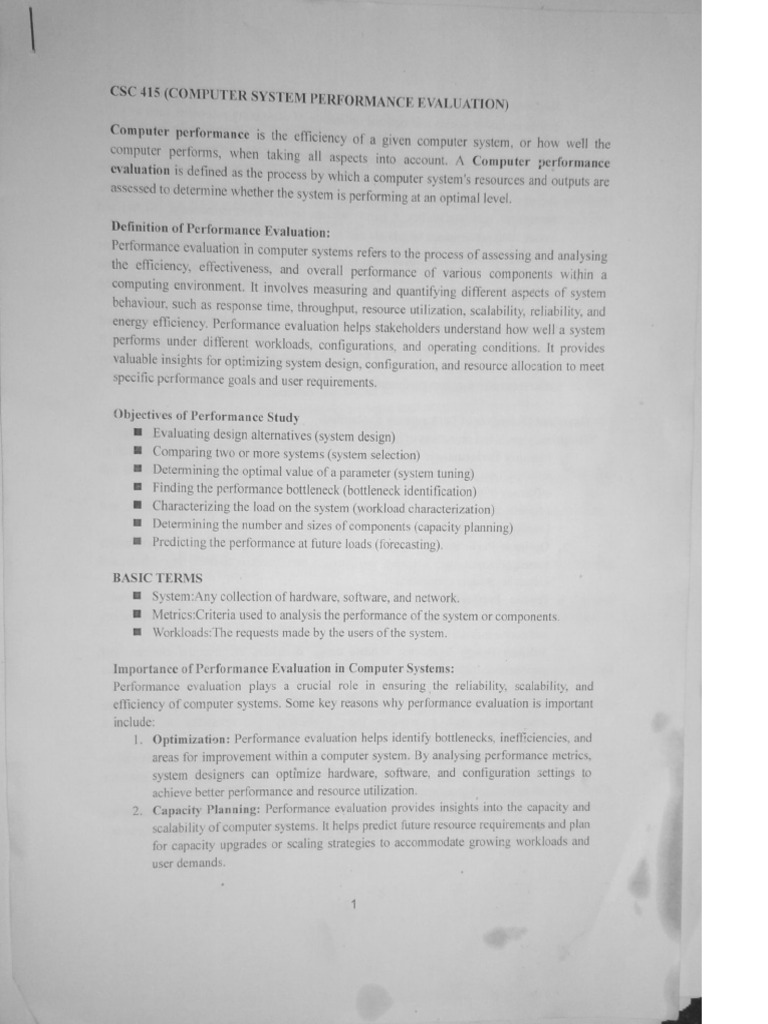 CSC 415 Lecture Note | PDF CSC 415 Lecture Note | PDF