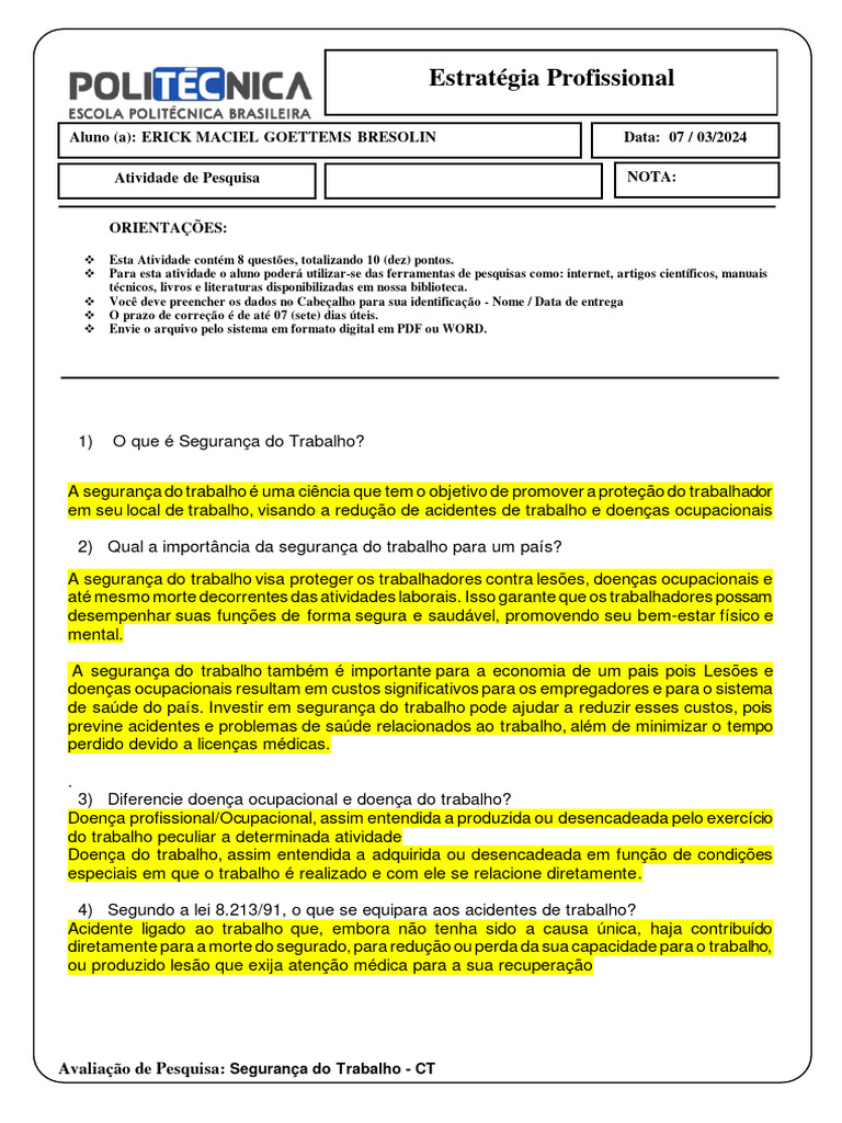 Atividade de Pesquisa -Estratégia Profissional | Download grátis PDF ... Atividade de Pesquisa -Estratégia Profissional | Download grátis PDF ...