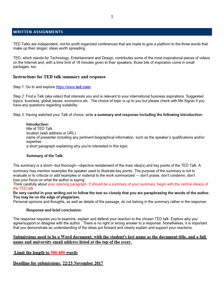 Format and Specification of Business English Assignment | PDF | Academic Dishonesty | Plagiarism