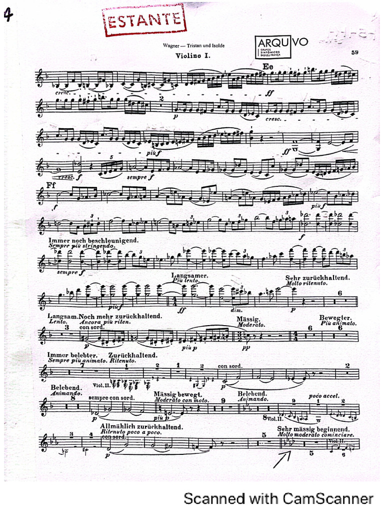 Tristan Und Isolde (Wagner) - VLN 1 | PDF