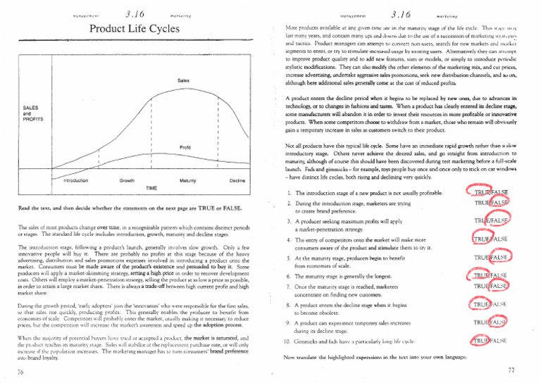 Product Life Cycle | PDF