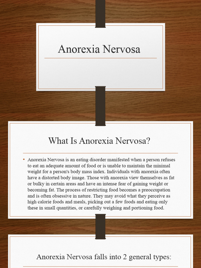Anorexia Nervosa: Signs and Treatment | PDF | Anorexia Nervosa | Eating ...