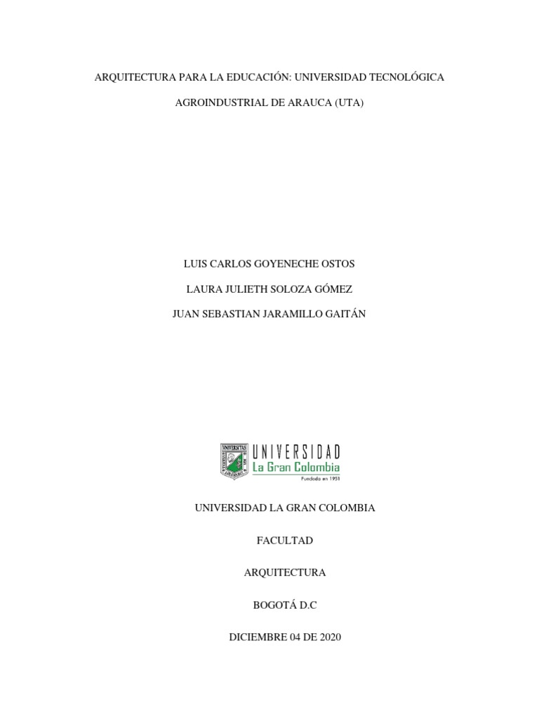 Goyeneche Luis Soloza Laura Jaramillo Juan 2020 | PDF | Universidad ...