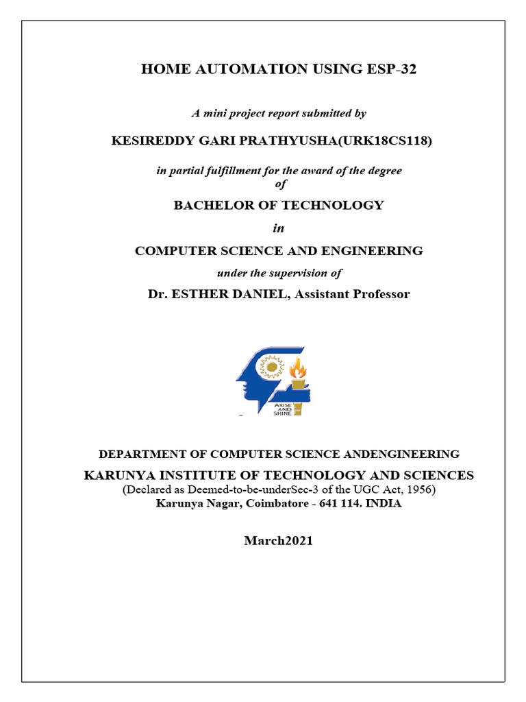 Home Automation | Download Free PDF | Home Automation | Computer Engineering