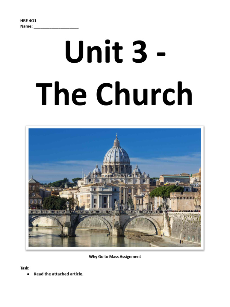 Unit 3 Solutions | PDF | Paul The Apostle | Mary, Mother Of Jesus