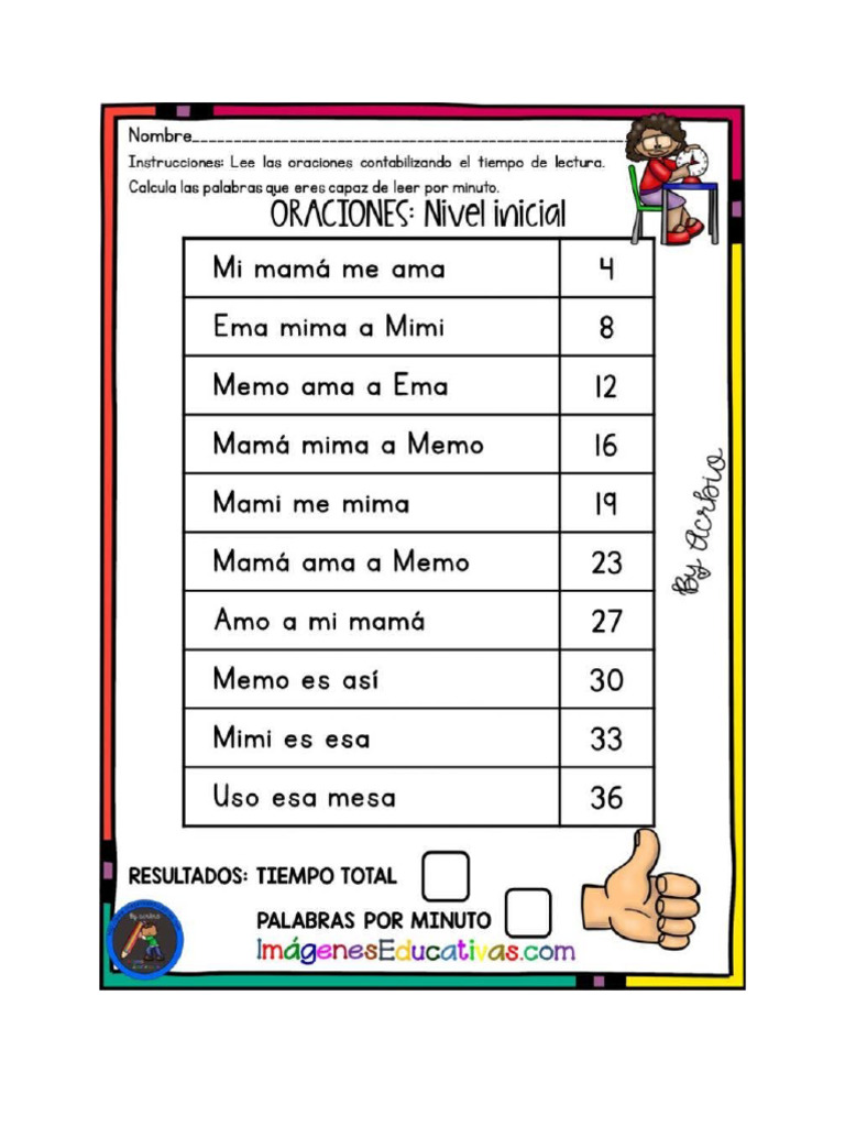 lectura rapida segundo | PDF