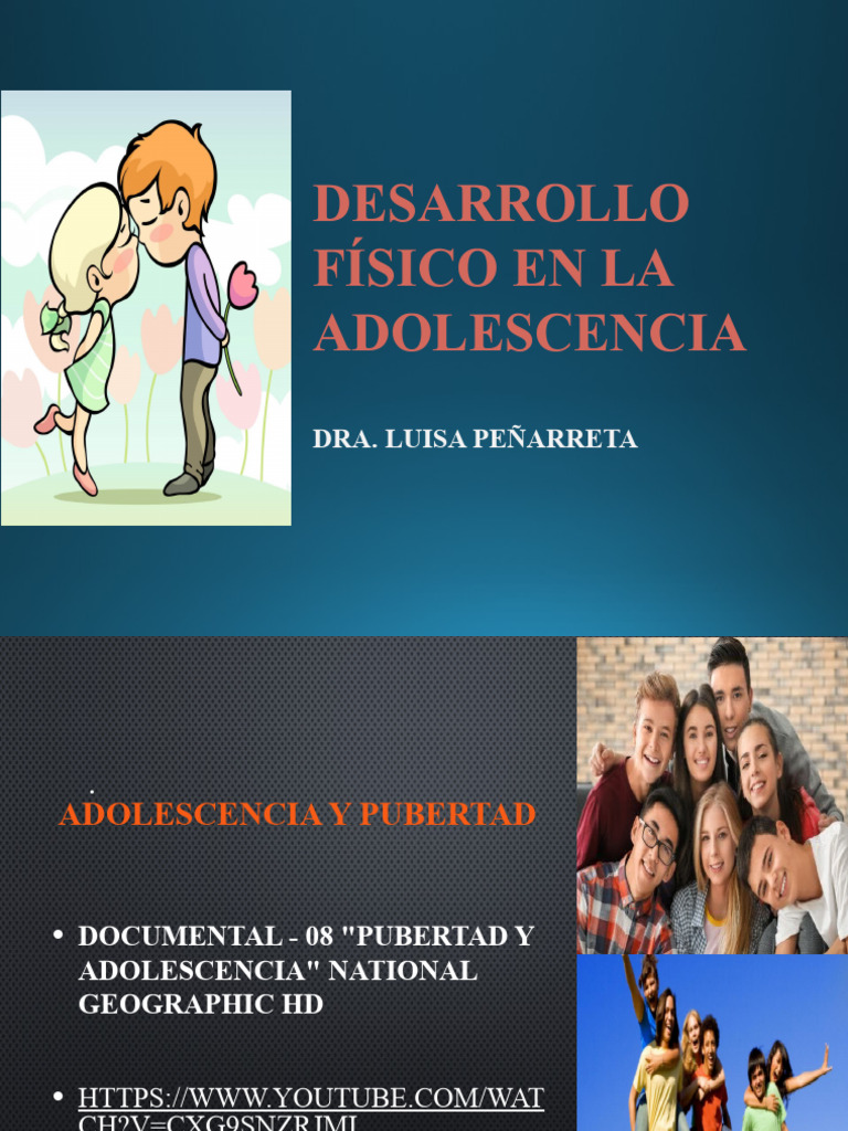 Desarrollo Físico y Pubertad Adolescente | PDF | La sexualidad humana | Sistema reproductivo