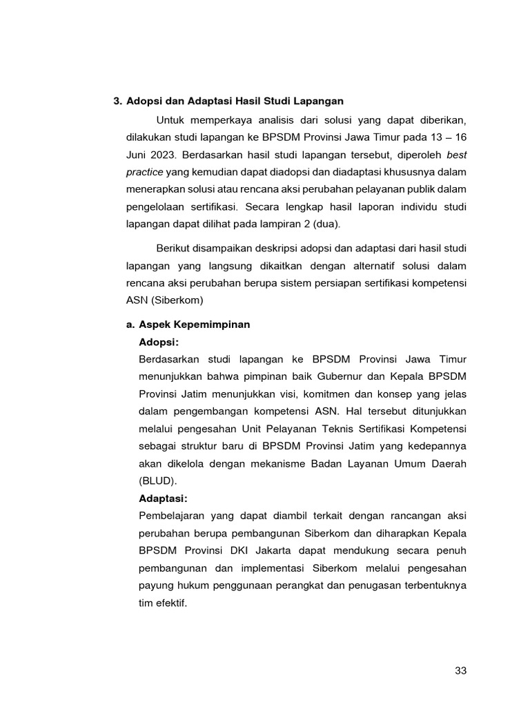 Contoh RAP Proses Bisnis dan mutu | PDF