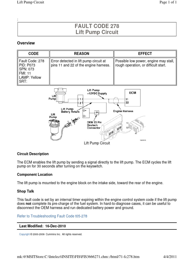Fault Code 278 | PDF | Business | Computers