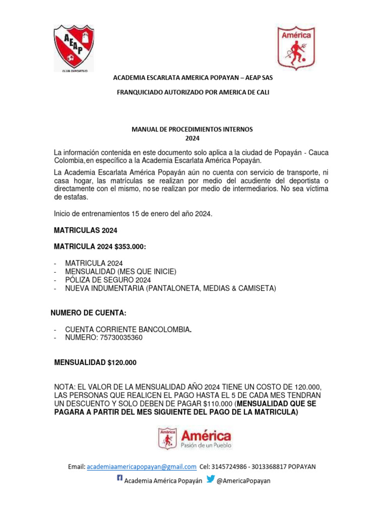 Manual de Procesos y Procedimiento Actualizado | PDF