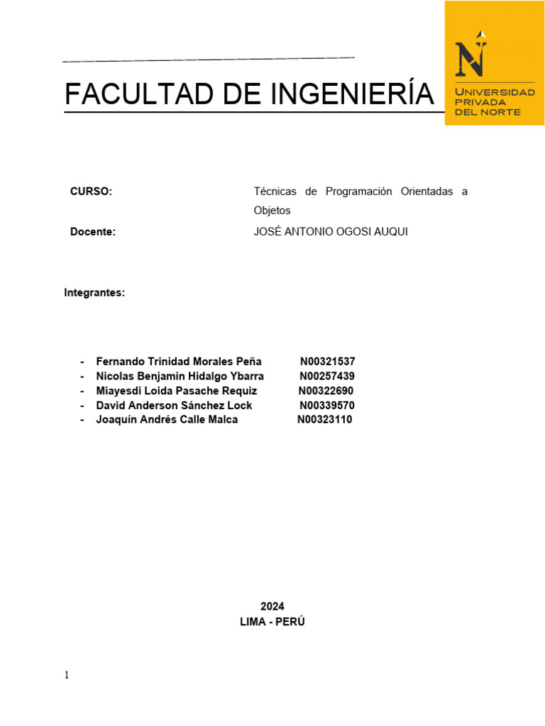 s6 - Trabajo de Campo | Descargar gratis PDF | Java (lenguaje de programación) | Usuario ...