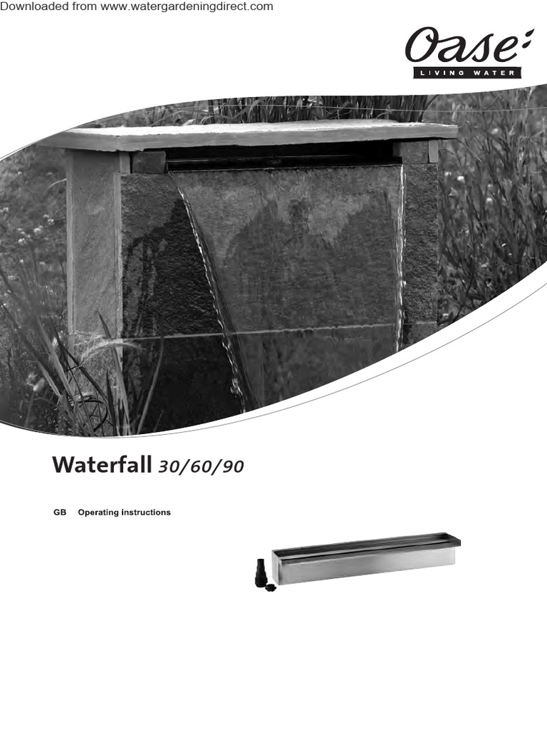 Oase Waterfall Models Overview | PDF