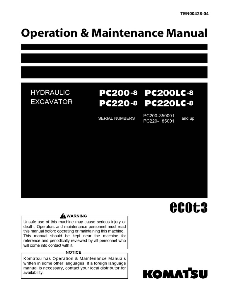 Ecot3 PC 200 8 | PDF | Safety | Fires
