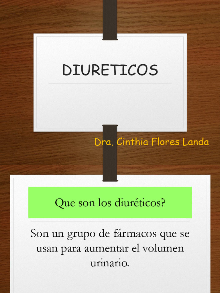 Guía de Diuréticos para Profesionales de Salud | PDF