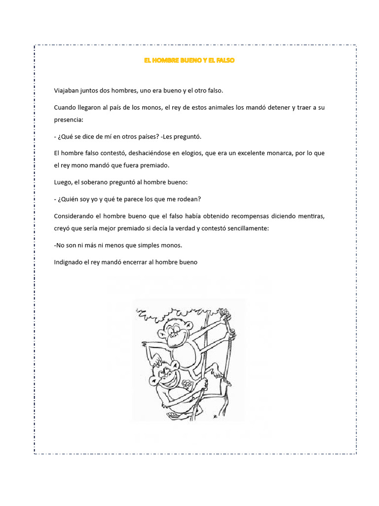 EL HOMBRE BUENO Y EL FALSO | PDF