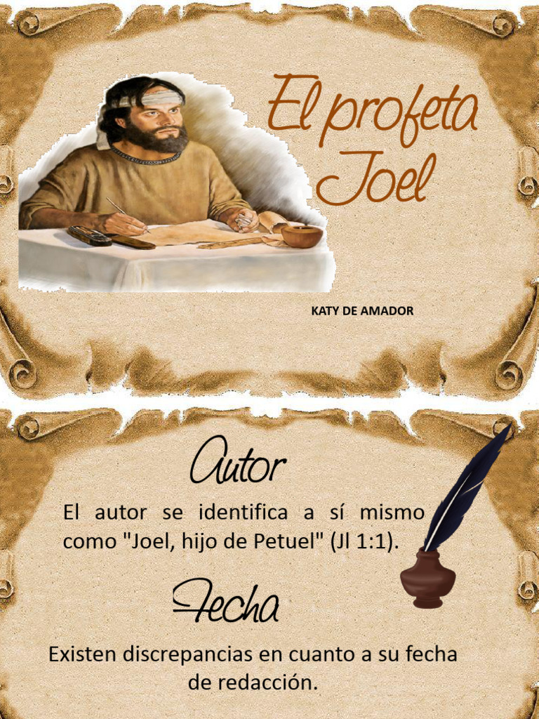 Presentación Joel | PDF | Creencia religiosa y doctrina
