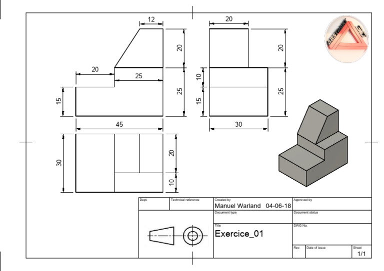 Exercice - 01 Drawing v1 | PDF