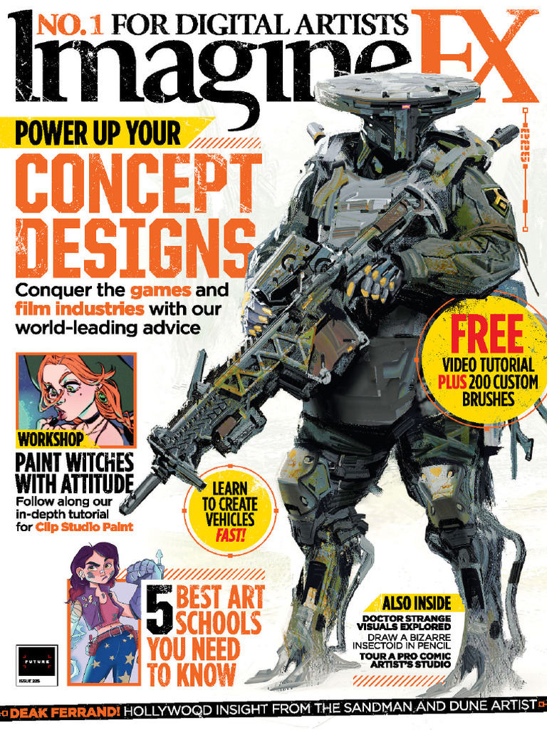 ImagineFX - Issue 225 2023 | PDF | Subscription Business Model | Mentorship