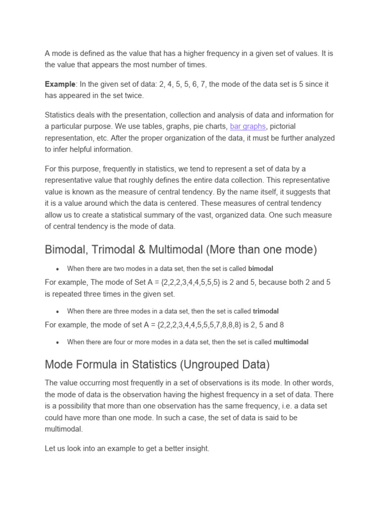 Report in Educ 211 Sec. 2516 (Mode) | PDF | Mode (Statistics) | Applied Mathematics