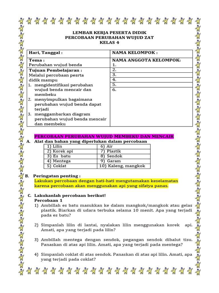 LKPD Ipas Kelas 4 | PDF