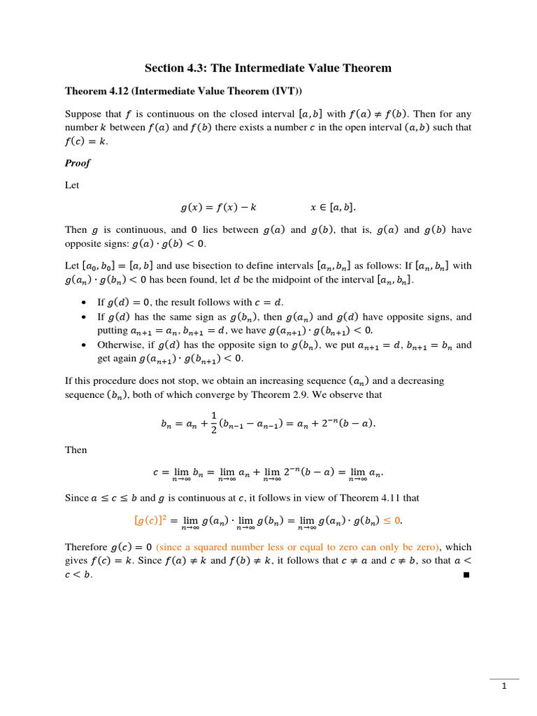 Proofs of Section 4.3 | Download Free PDF | Calculus | Mathematical Objects Proofs of Section 4.3 | Download Free PDF | Calculus | Mathematical Objects