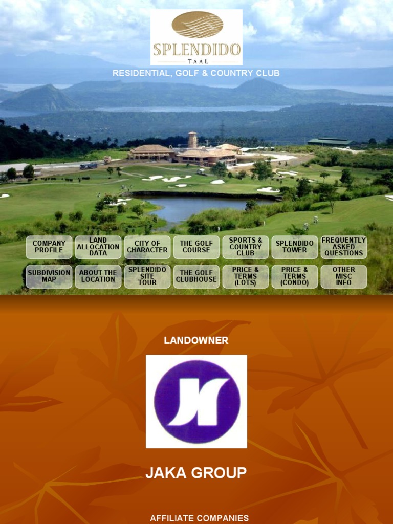 Splendido Taal Golf Club Overview | PDF | Citizenship | Naturalization