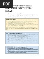 TOK Exhibition Commentary GUIDELINES 2025 | PDF | Knowledge | Cognitive ...