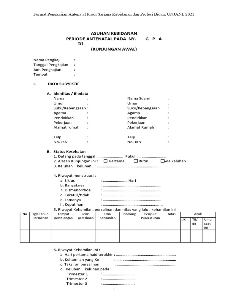 Format SOAP ANC | PDF