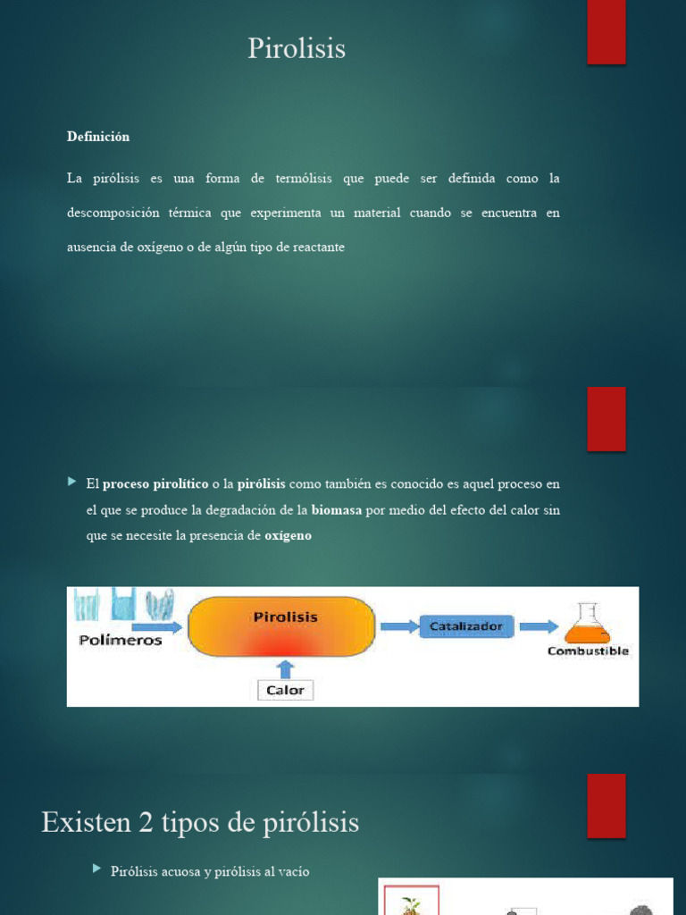 Proceso y Aplicaciones de Pirolisis | PDF | Pirólisis | Naturaleza