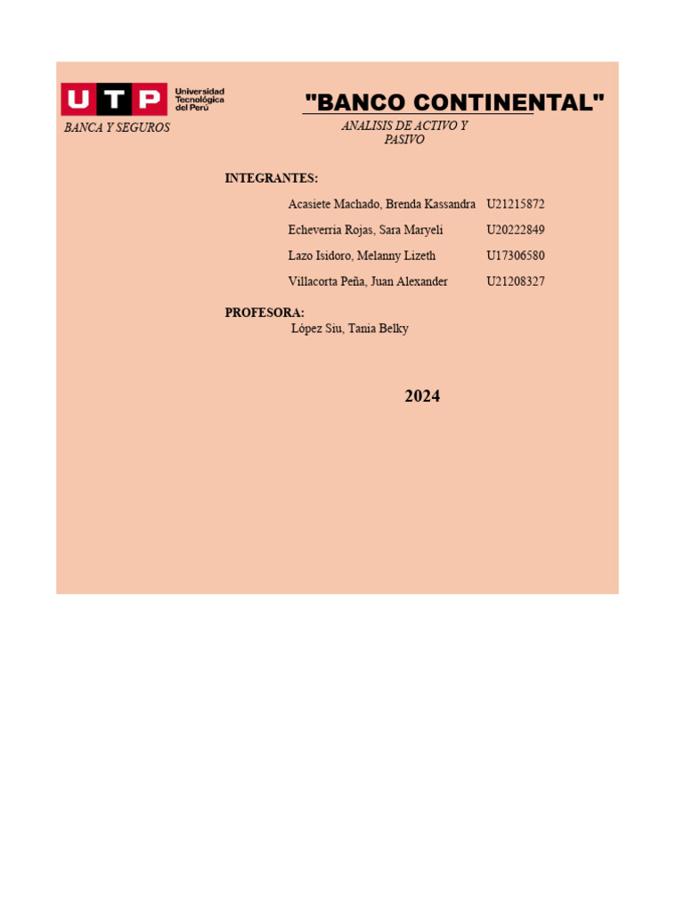 Ta2 Banca y Seguros | PDF | Economias | Dinero