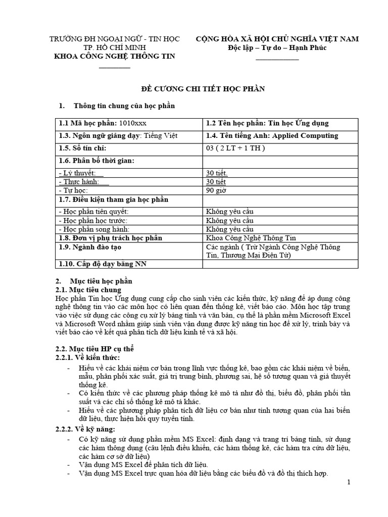 Ä Á cÆ°Æ¡ng - Tin Hoc Ung Dung - Applied Computing - Ver 1.0 | PDF