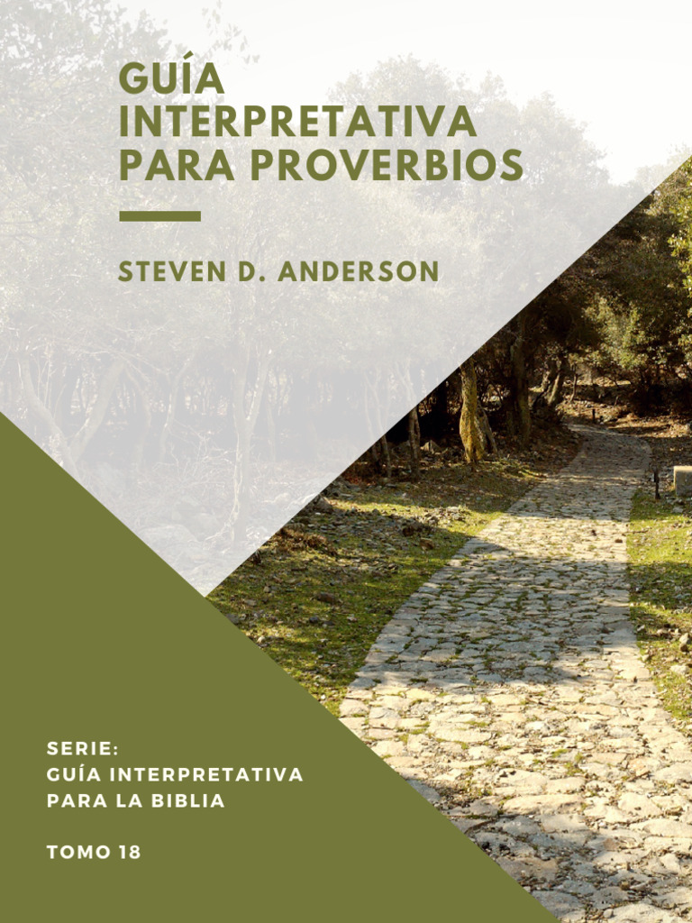 18 Guia Interpretativa para Prover - Steven D. Anderson | PDF | Libro de proverbios | Biblia