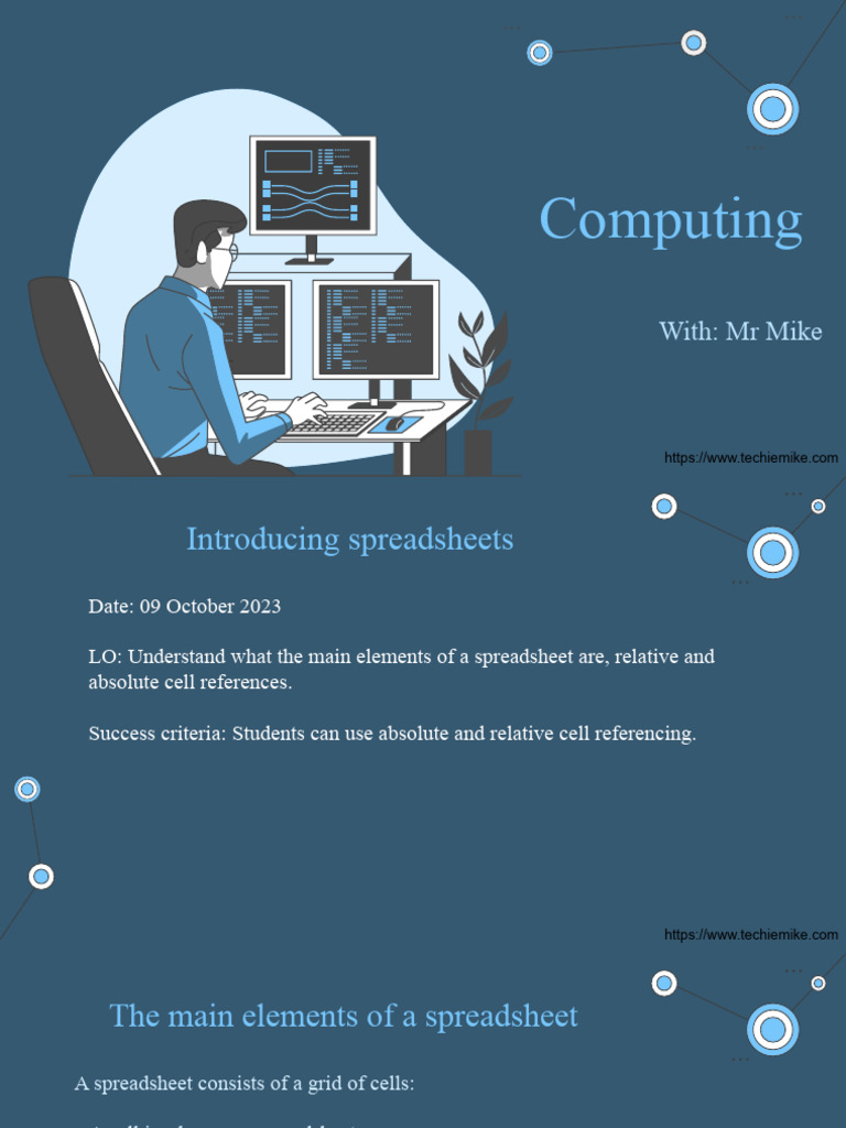 Introducing Spreadsheets | PDF | Spreadsheet | Computing