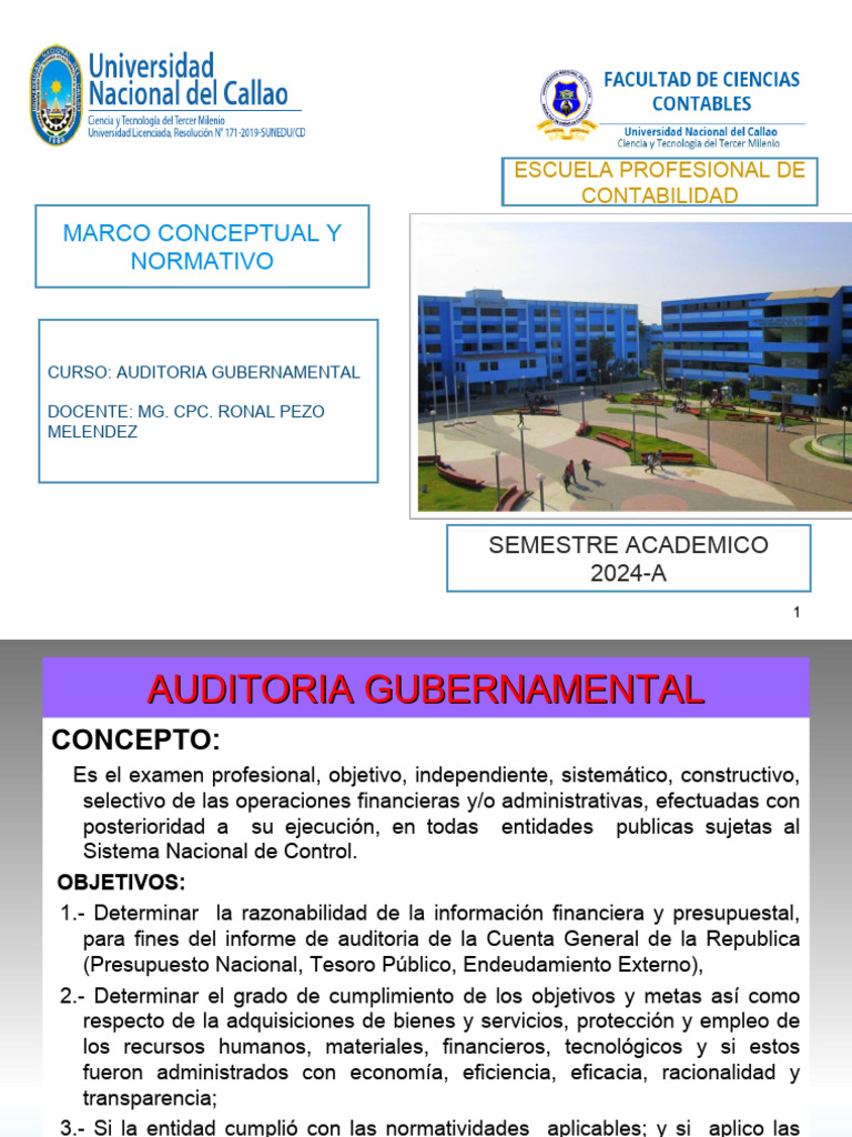 Auditoría Gubernamental: Normas y Tipos | PDF | Auditoría | Presupuesto