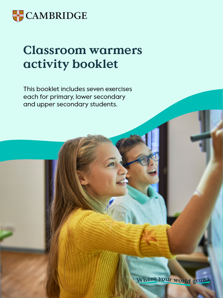 Classroom Warmers Activity Booklet | PDF | Vocabulary | English Language