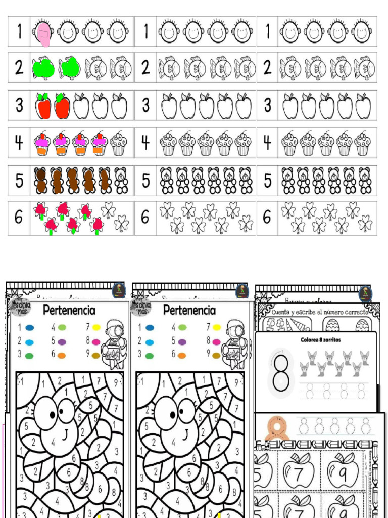 Numeros 6 Al 10 | PDF