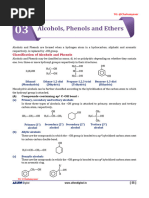 Name Reactions of Alcohols, Phenols, and Ethers | PDF | Aldehyde | Hydroxide