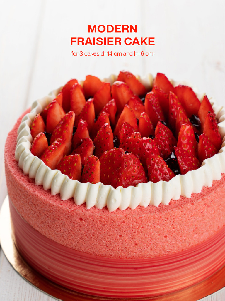 Kica Academy Strawberry Modern Fraisier Cake | Download Free PDF ...