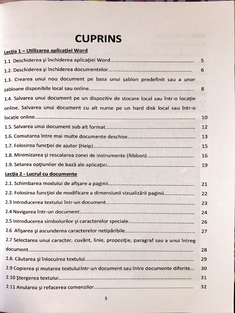 ECDL Editare de Text | PDF