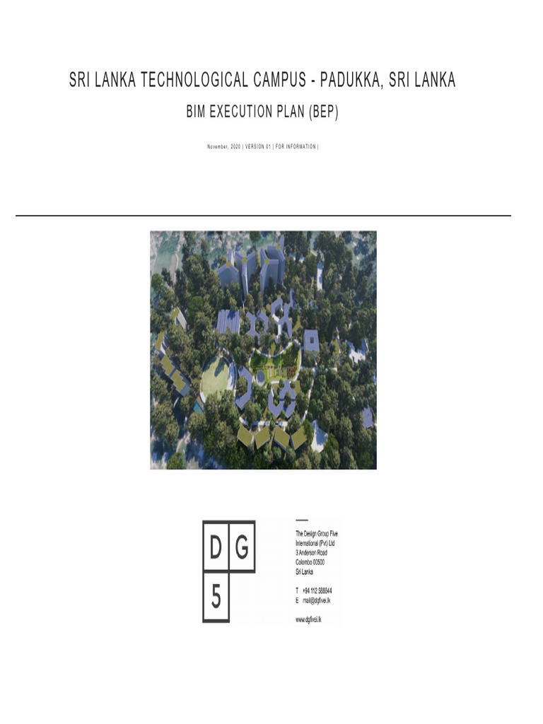 001 - SLTC Bim Execution Plan Version 01 | PDF | Building Information Modeling | Engineering