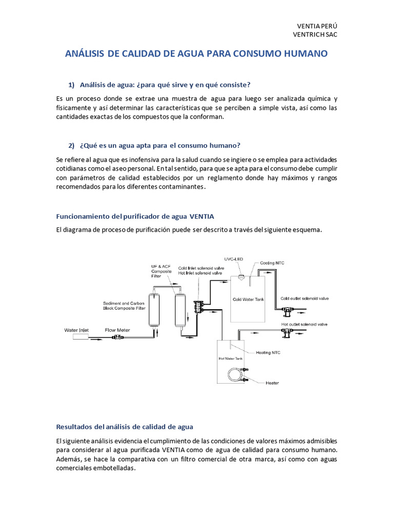 Calidad del Agua para Consumo Humano | PDF | Agua | Ingeniería Ambiental